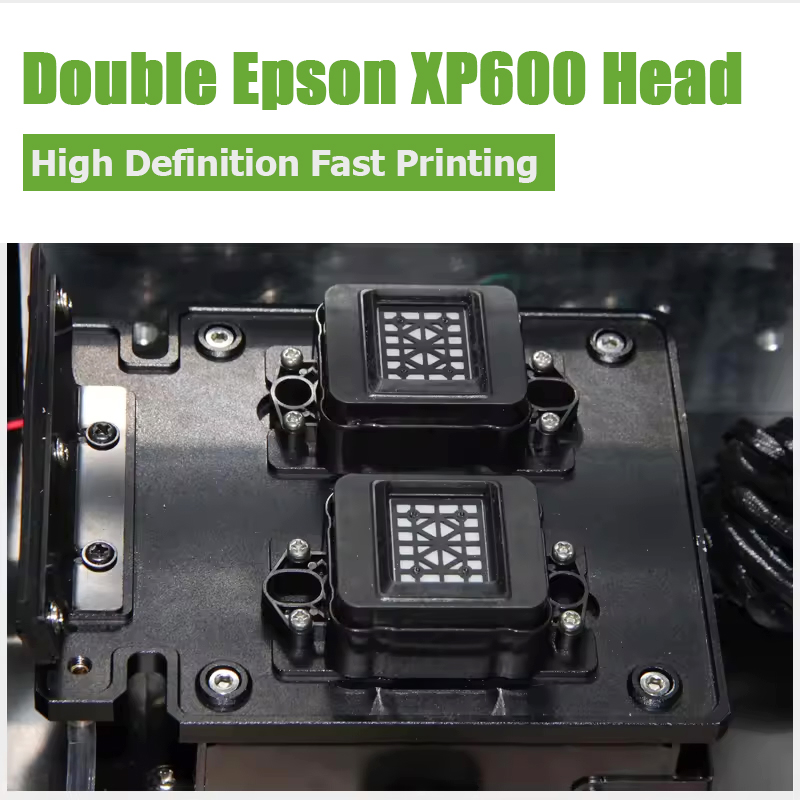 Dual Epson XP600 DTF Printer Direct to Film T Shirt Printing Machine ...